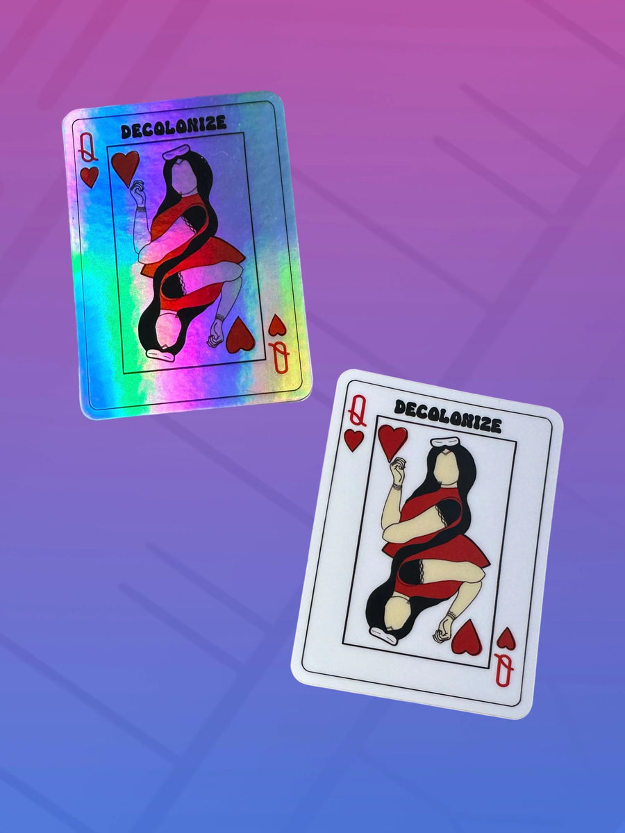 Decolonize Sticker – The Littlest Inuksuk